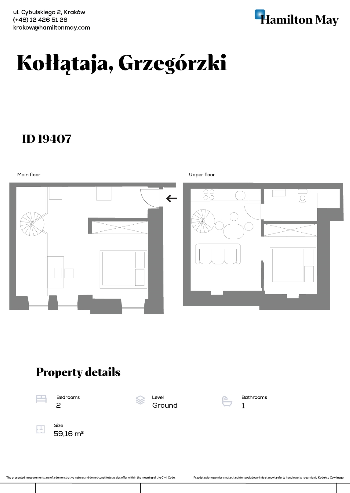 1-bedroom apartment in a revitalized tenement house in the Old Town ...