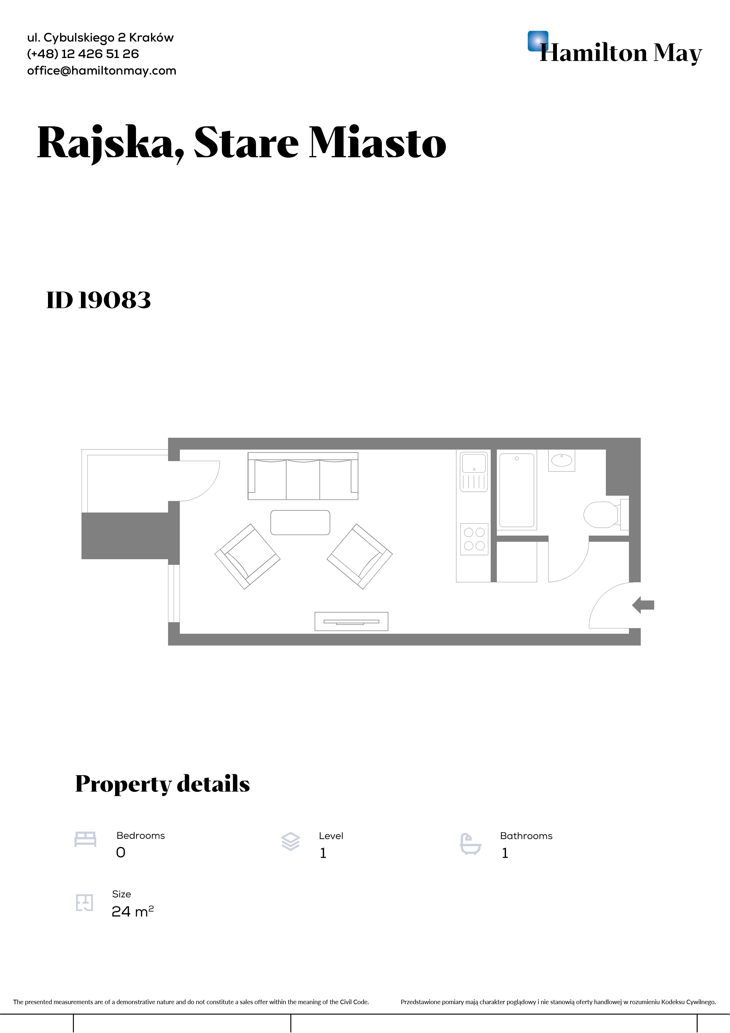 A unique studio in the prestigious Rajska 3 | investment Lower Mills ...